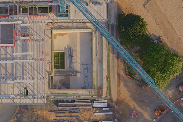 Building Ravelin Sports Centre: A Seagull's View | News